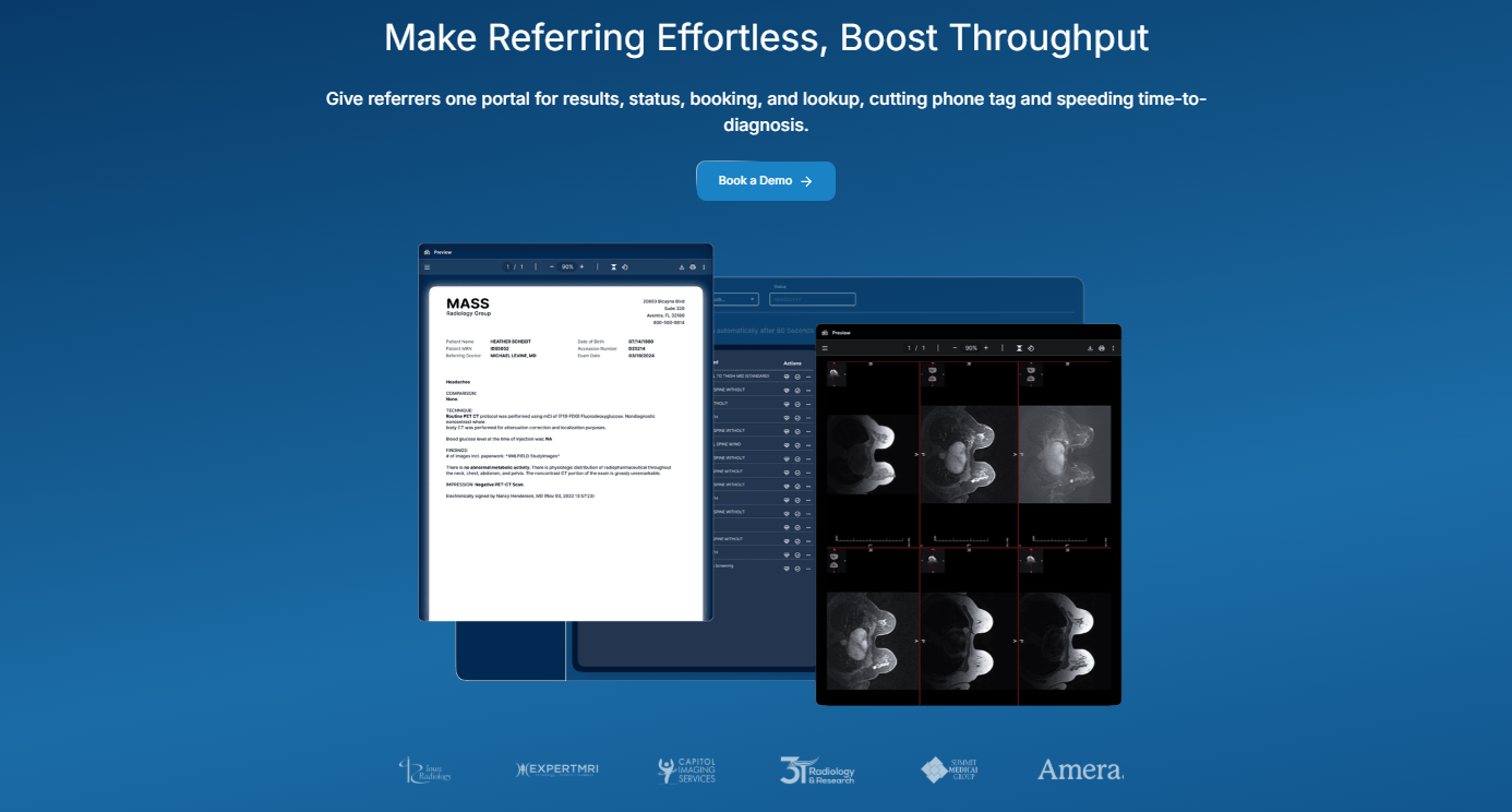 Referring Physician Portal for Imaging Centers | AbbaDox CareFlow